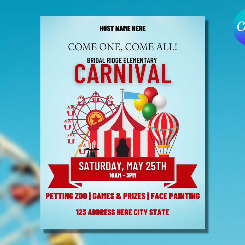 Summer Fair Poster - Etsy UK