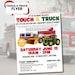 Touch a Truck Event Flyer Template | Editable Kids Truck Show Flyer ...