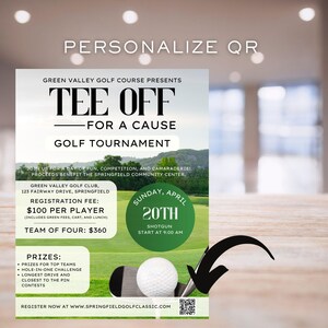 Editable Golf Tournament Flyer, Golf Flyer, Gold Lessons Flyer, Golf ...