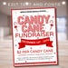 Editable Candy Cane Flyer, Candy Cane Fundraiser Flyer, Candy Cane ...