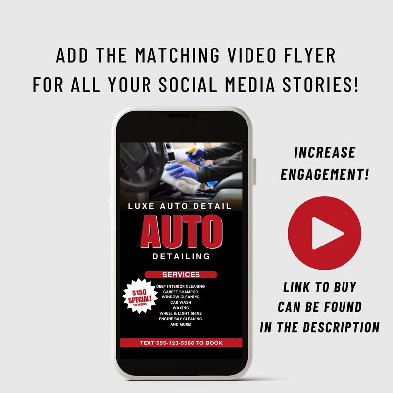Tri-fold Brochure Auto Detailing, Auto Detail Brochure, Car Detail ...