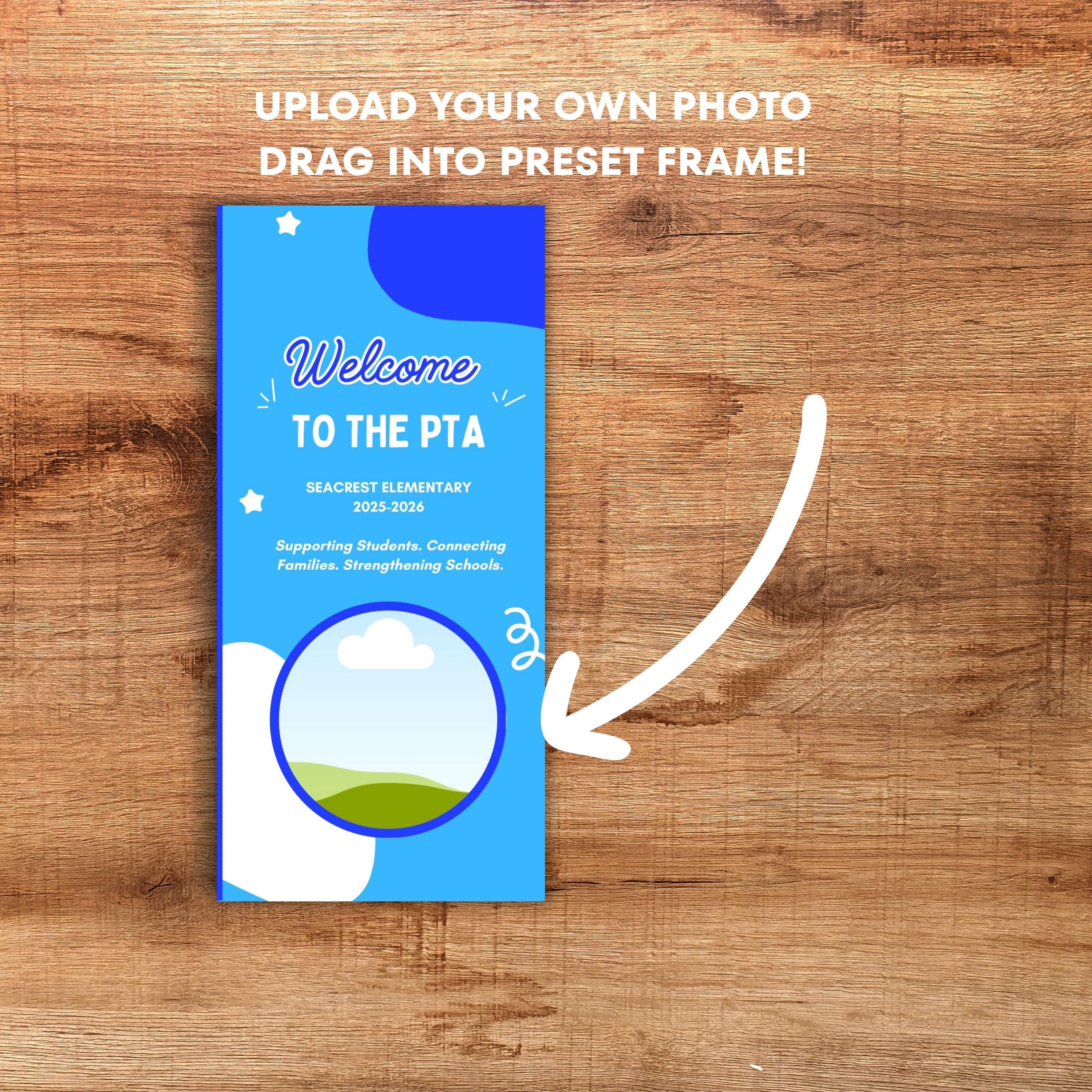Tri-fold Brochure PTA Welcome, PTA Information Brochure, PTA Flyer, Pta ...