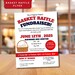 Basket Raffle Fundraiser Flyer, Raffle Event, Raffle Flyer, Fundraiser ...