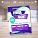 Trivia Night Editable Flyer, Trivia Night Flyer, Trivia Ad, Trivia ...