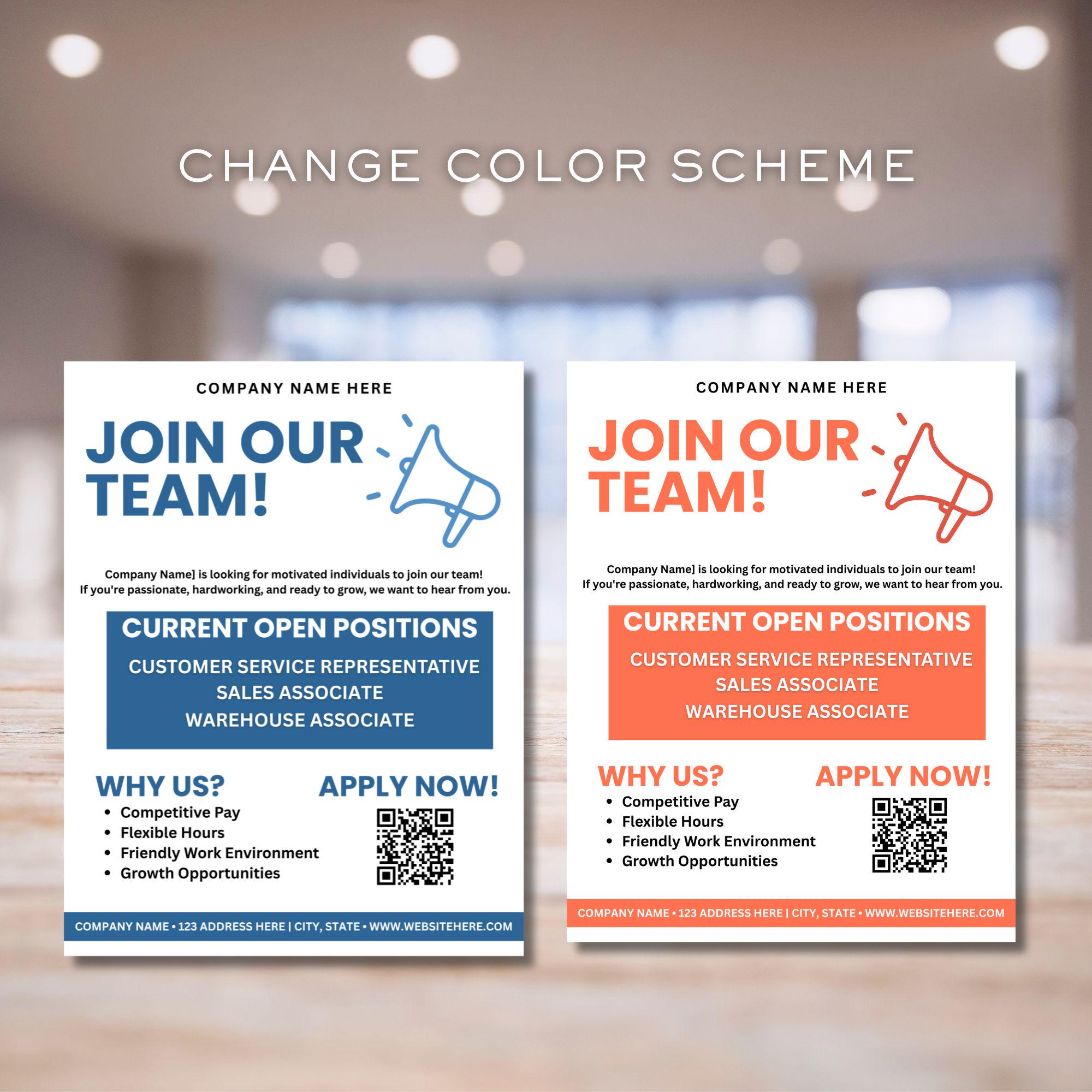 Now Hiring Flyer, Hiring Flyer Template, Company Hiring, Career Fair ...