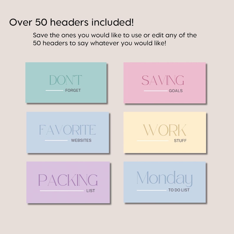 Google Keep Header Templates, Header Templates, Notes Headers, Custom ...