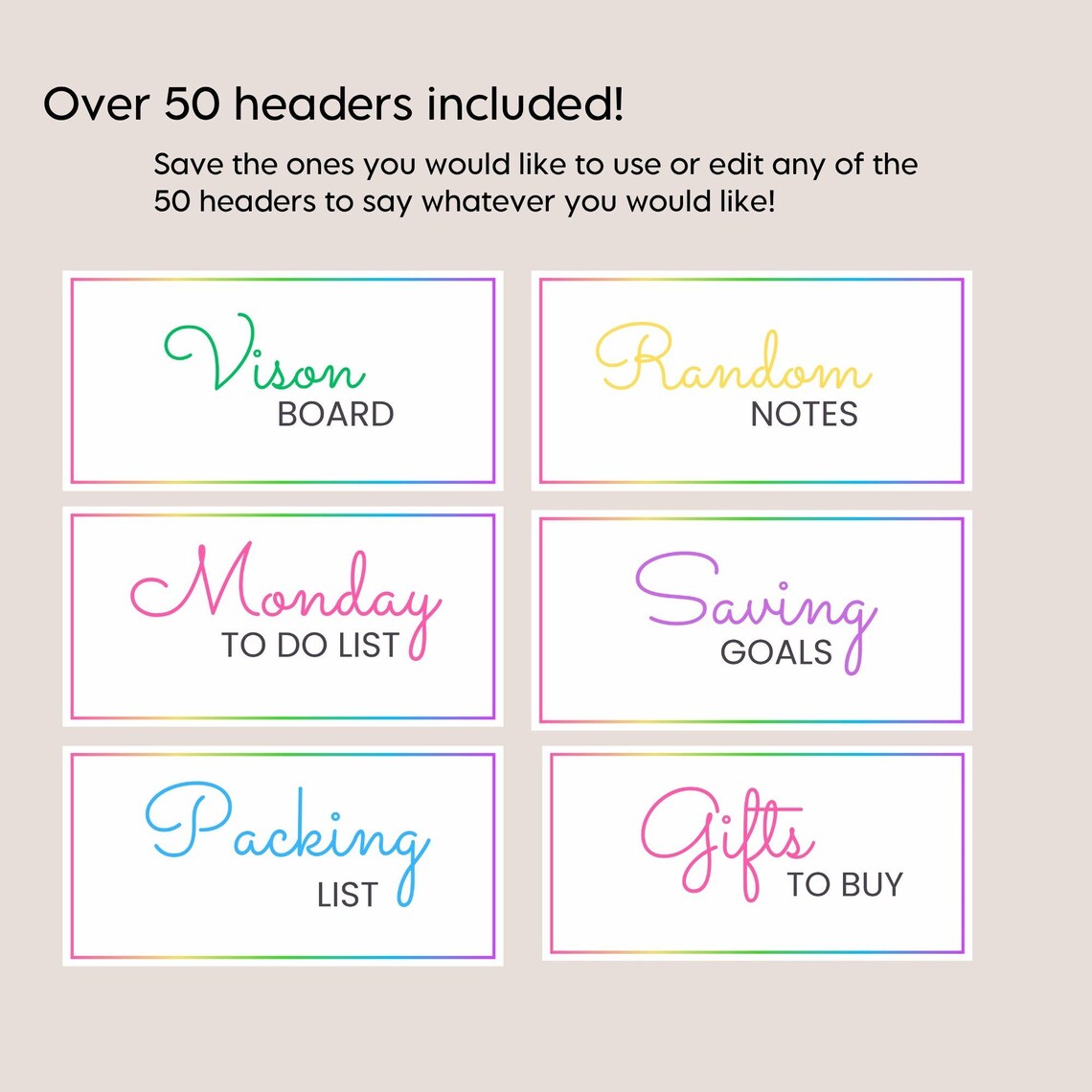 Google Keep Header Templates, Header Templates, Notes Headers, Custom ...