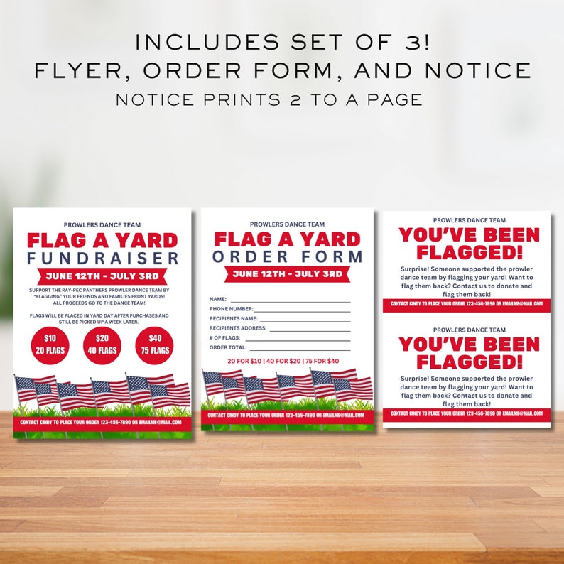 Flag My Yard Fundraiser, You’ve Been Flagged, Flag Your Yard ...