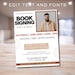 Book Signing Flyer, Bookstore Flyer, Author Meet and Greet Flyer ...
