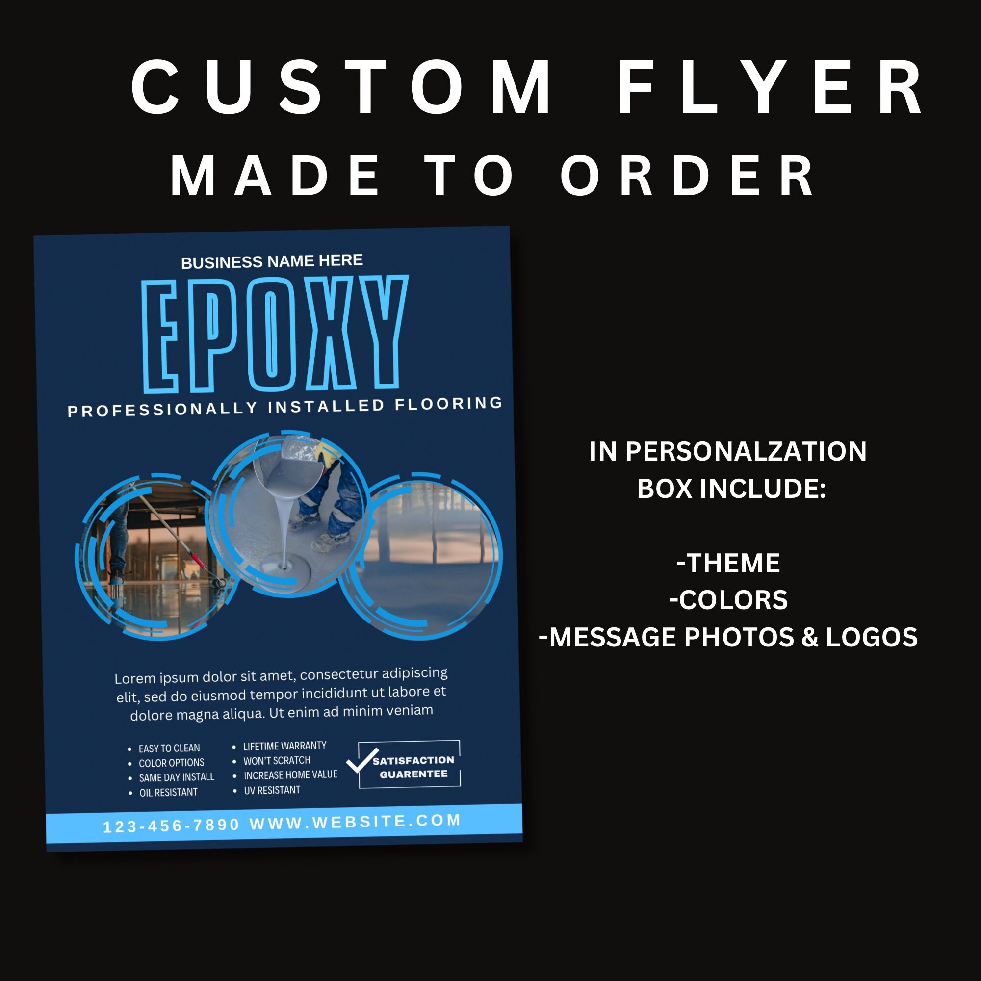 CUSTOM Flyer Design, Flyer Custom Made, Flyer Made for You - Etsy