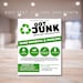 Editable Junk Removal Flyer, Junk Business Flyer, Junk Removal ...