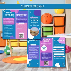 Tri-fold Brochure PTA Welcome, PTA Information Brochure, PTA Flyer, Pta ...