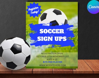 Editable Flyer, Basketball Flyer, Basketball Sign up Flyer, Canva Flyer ...