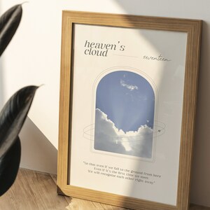 Seventeen Heaven's Cloud Poster Kpop Digital Print Download SVT Carat ...