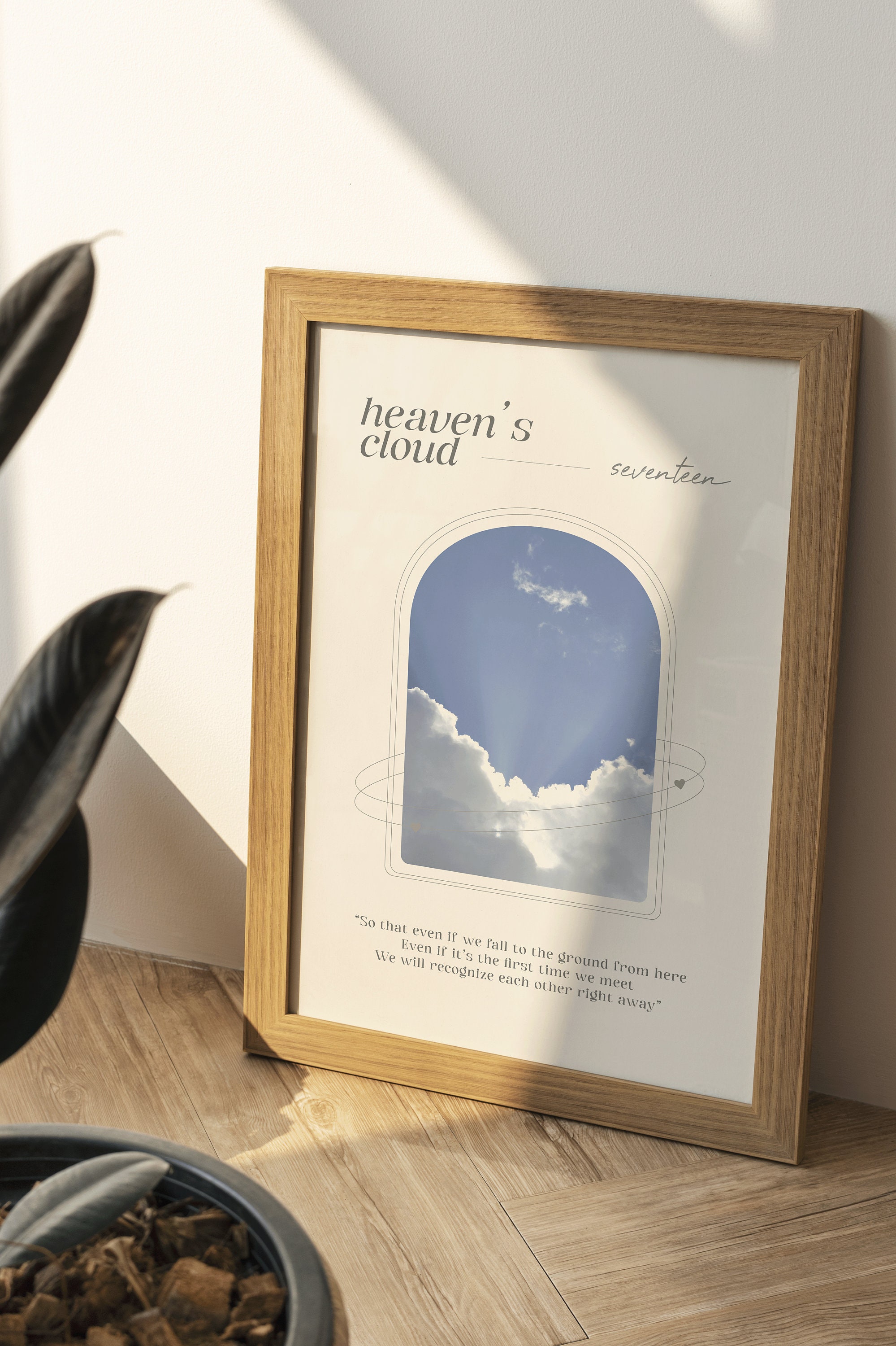 Seventeen Heaven's Cloud Poster Kpop Digital Print - Etsy