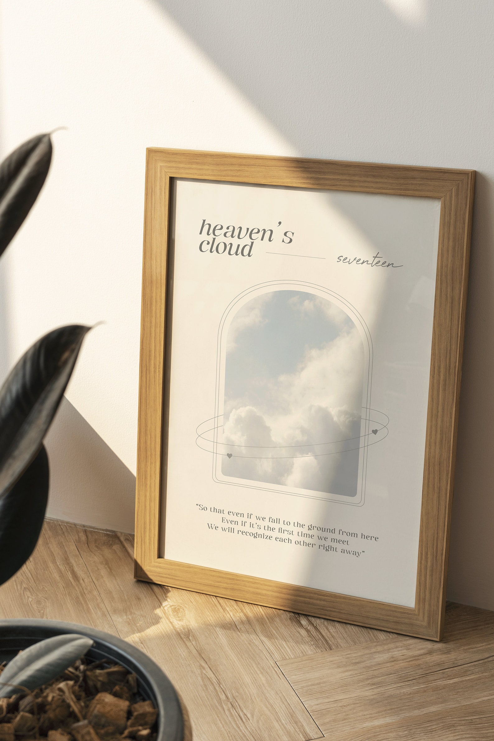 Seventeen Heaven's Cloud Poster | Kpop Digital Print Download | SVT ...