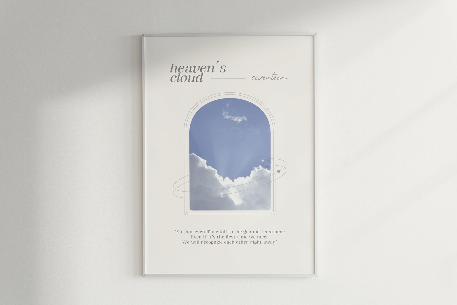 Seventeen Heaven's Cloud Poster Kpop Digital Print - Etsy