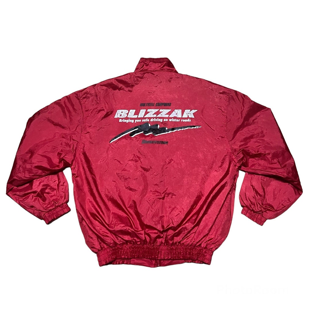 Vintage Blizzak Bridgestone Racing Jacket Big Logo Light Jacket ...