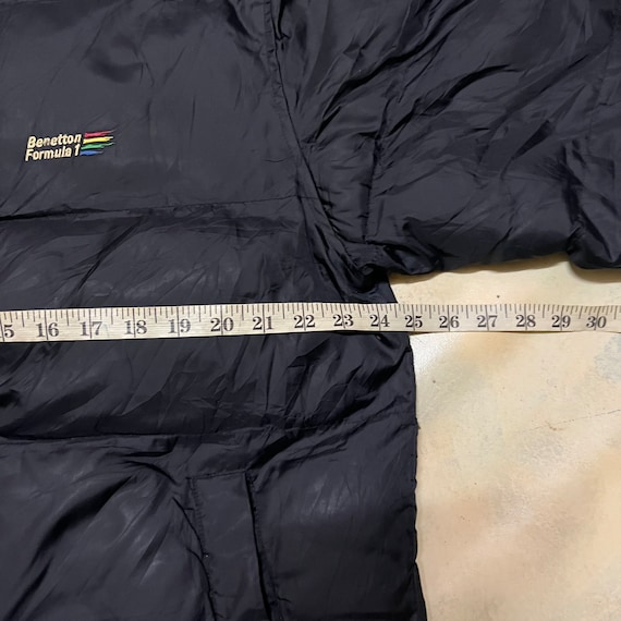 Vintage Benetton Formula 1 Racing Puffer Jacket - Gem