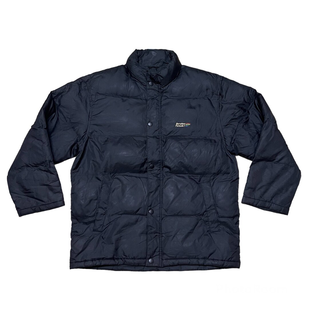 Vintage Benetton Formula 1 Racing Puffer Jacket - Etsy