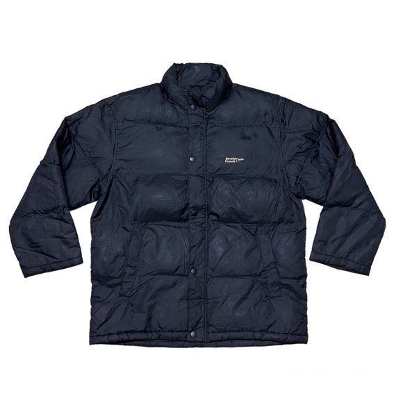 Vintage Benetton Formula 1 Racing Puffer Jacket - Gem