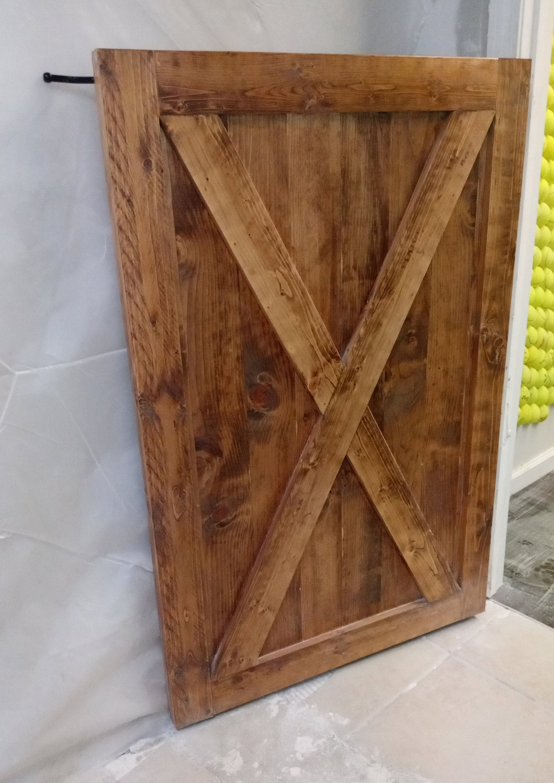Custom Reclaimed Wood Half Door Gate Rustic, Handcrafted, Stained, Baby ...
