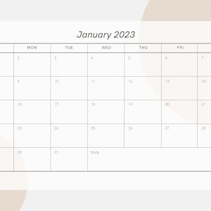 Monthly 2023 Calendar With Editable/fillable Format | 2023 Calendar ...
