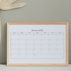 Monthly 2023 Calendar With Editable/fillable Format | 2023 Calendar ...