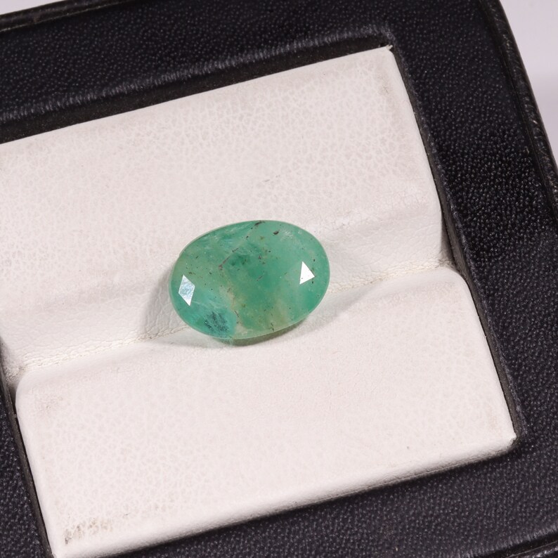 Natural Emerald 3.85cts Zambia Emerald Untreated Emerald Oval Shape ...