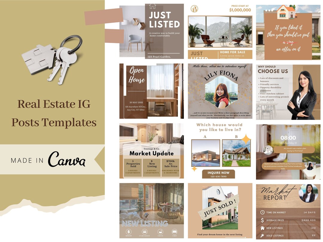 20 Aesthetic Real Estate Agent Instagram Posts | Real Estate Marketing ...