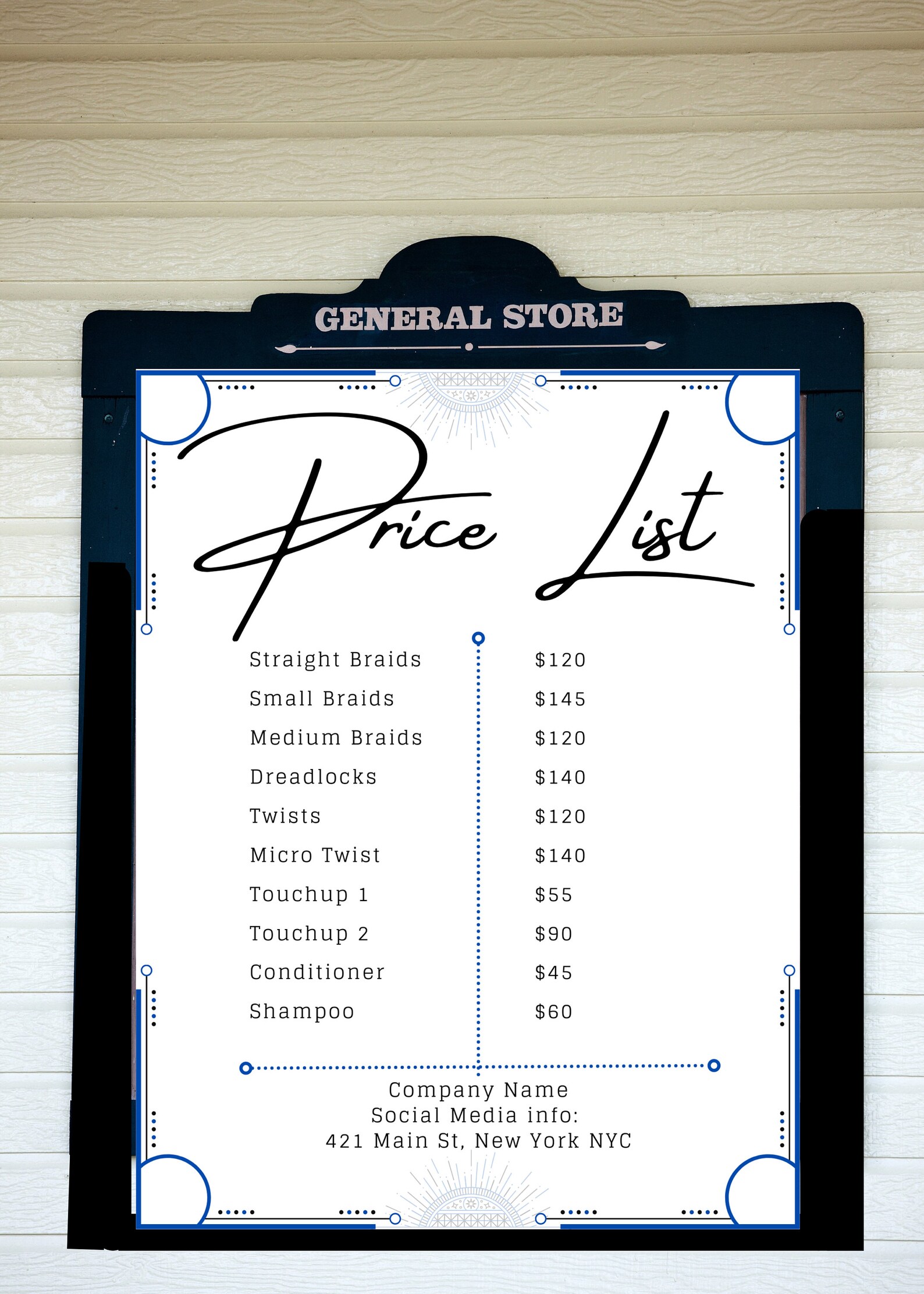 Small Business Price List Download, Price List Template, Editable Price ...