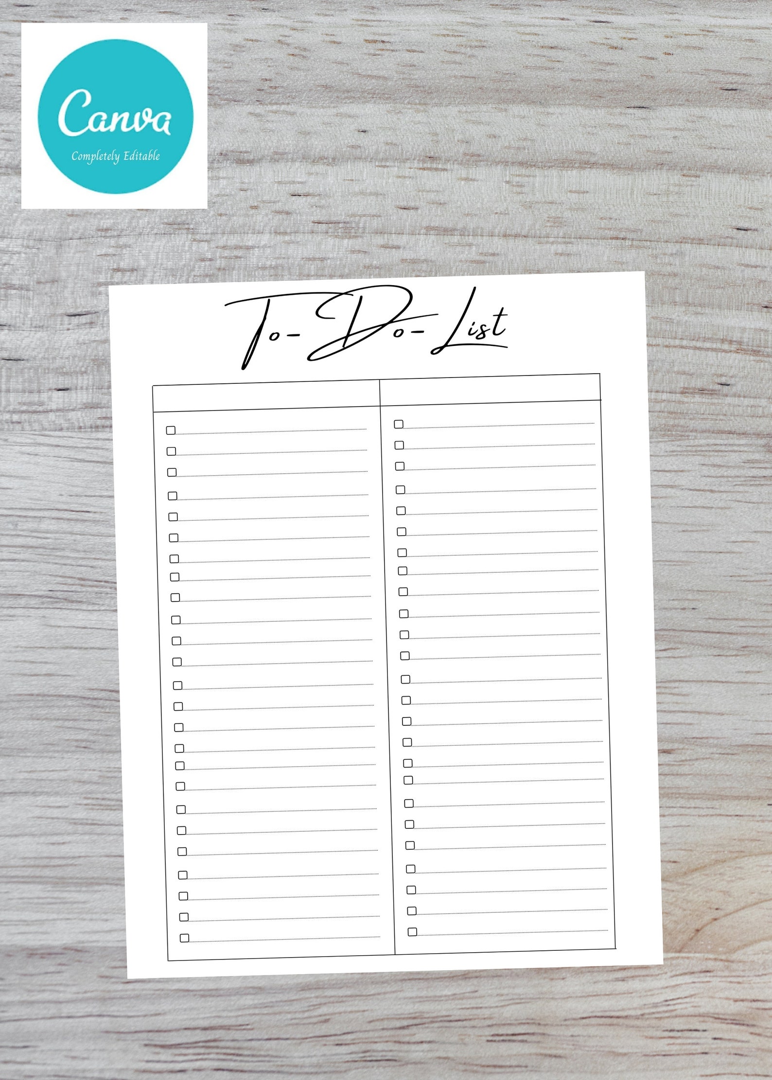 Check List, Editable to Do List, to Do List Printable, Blank List ...