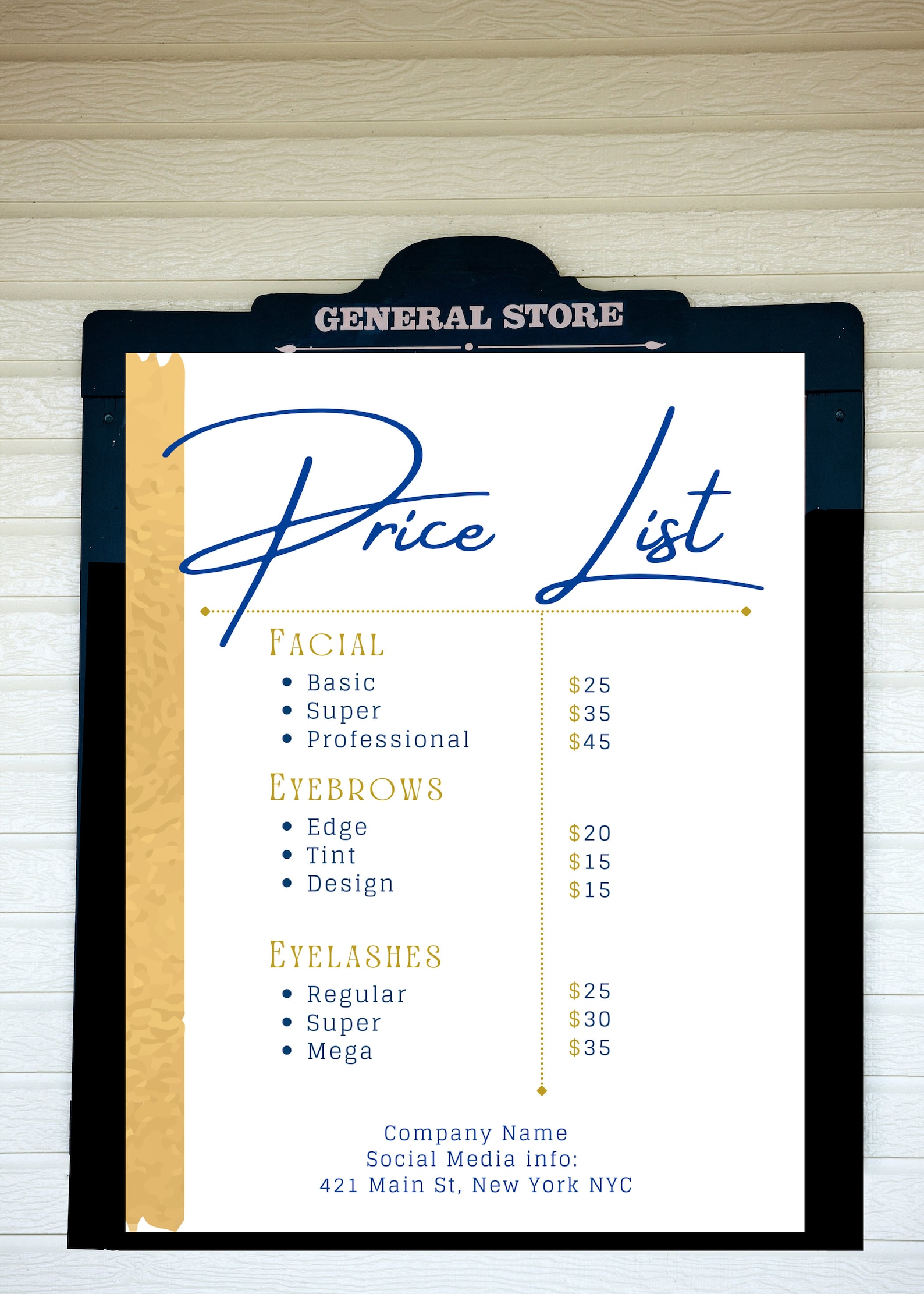 Small Business Price List Download, Price List Template, Editable Price ...