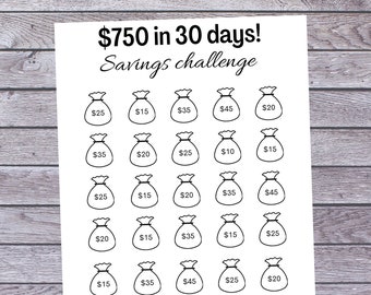 One Dollar Challenge - Etsy