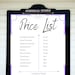 Small Business Price List Download, Price List Template, Editable Price ...