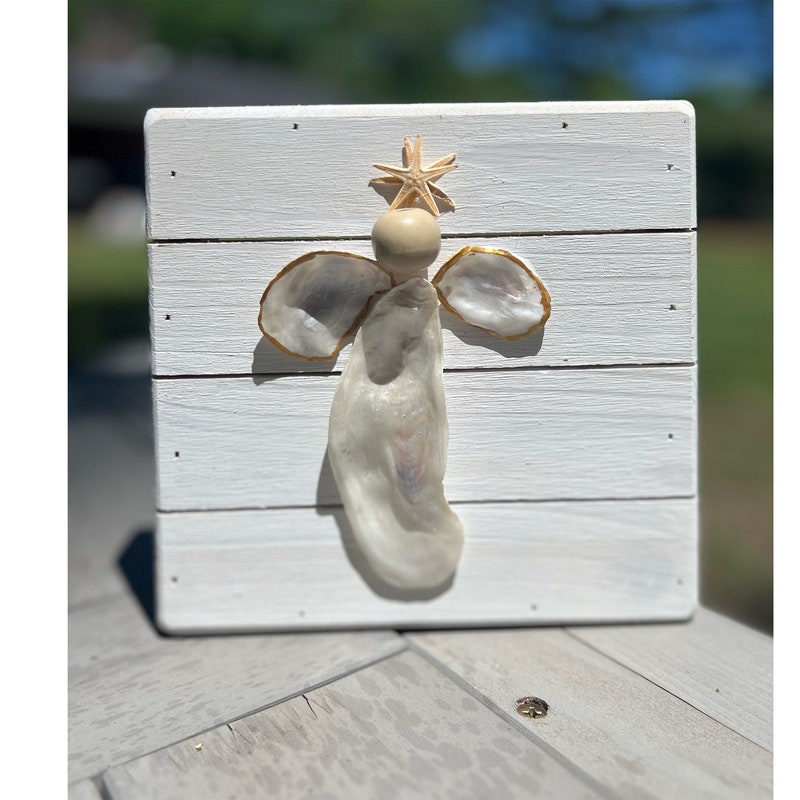 Oyster Shell Angel - Etsy