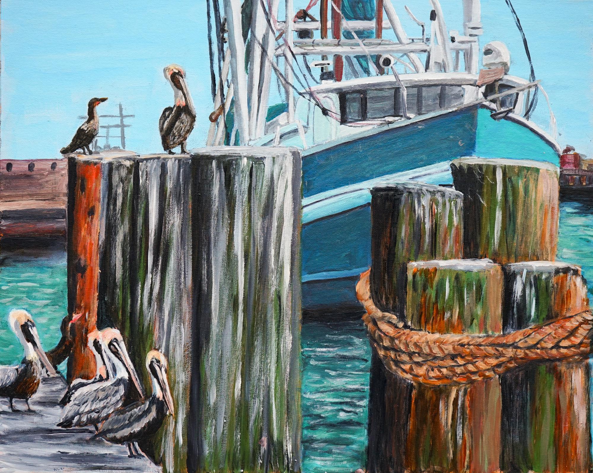 Shrimp Boat Print, Fishing Boat Print, Shrimp Boat Art Print, Nautical ...