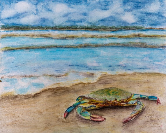 Blue Crab On Beach