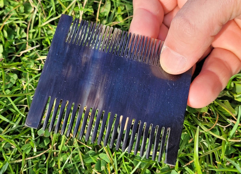 Bone Horn Comb for Men, Natural Vintage Hair Comb, Beard Comb ...