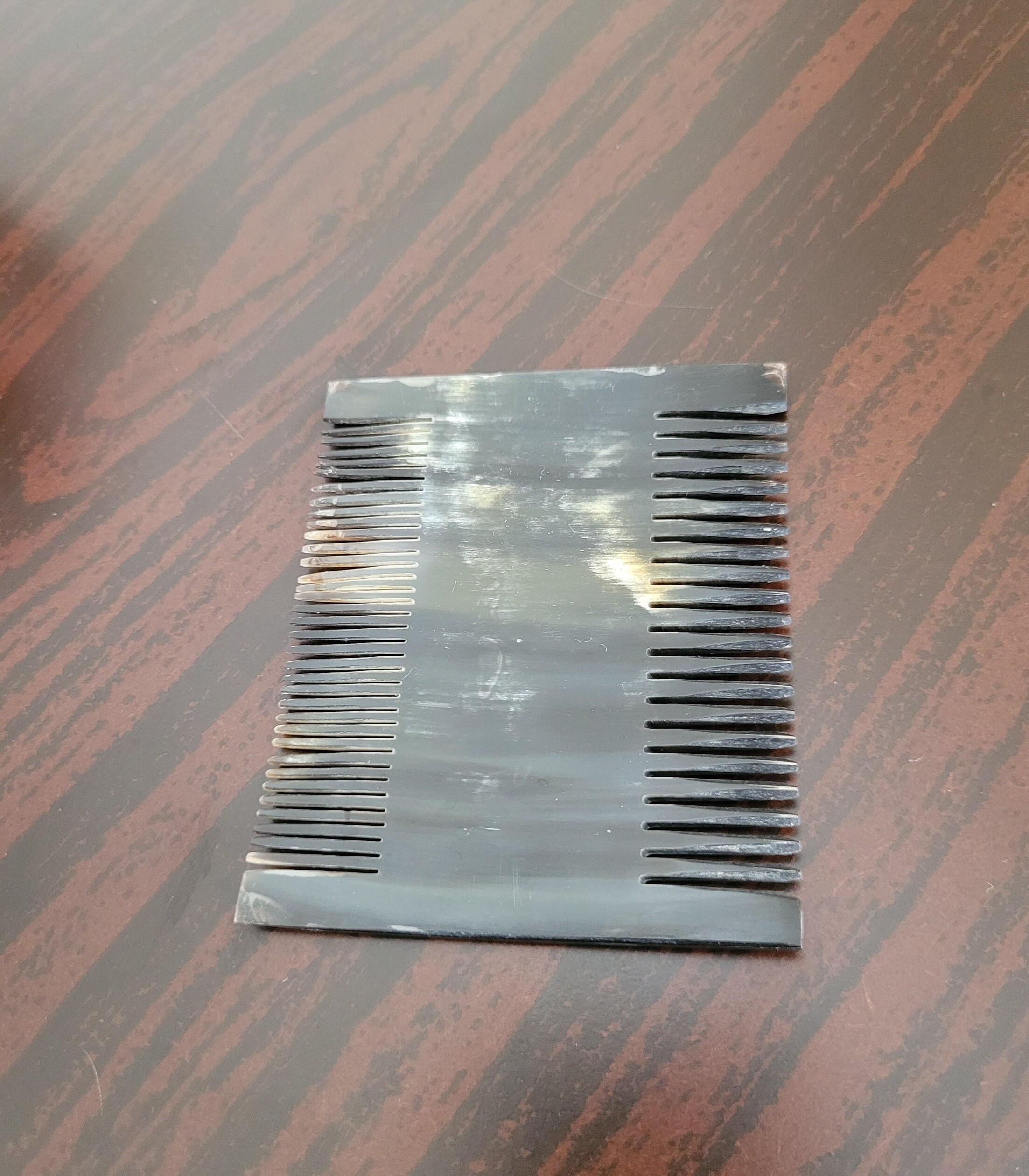 Bone Horn Comb for Men, Natural Vintage Hair Comb, Beard Comb ...