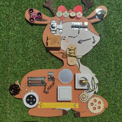 Double Busy Board Standing Busy Board Two Sided Board - Etsy