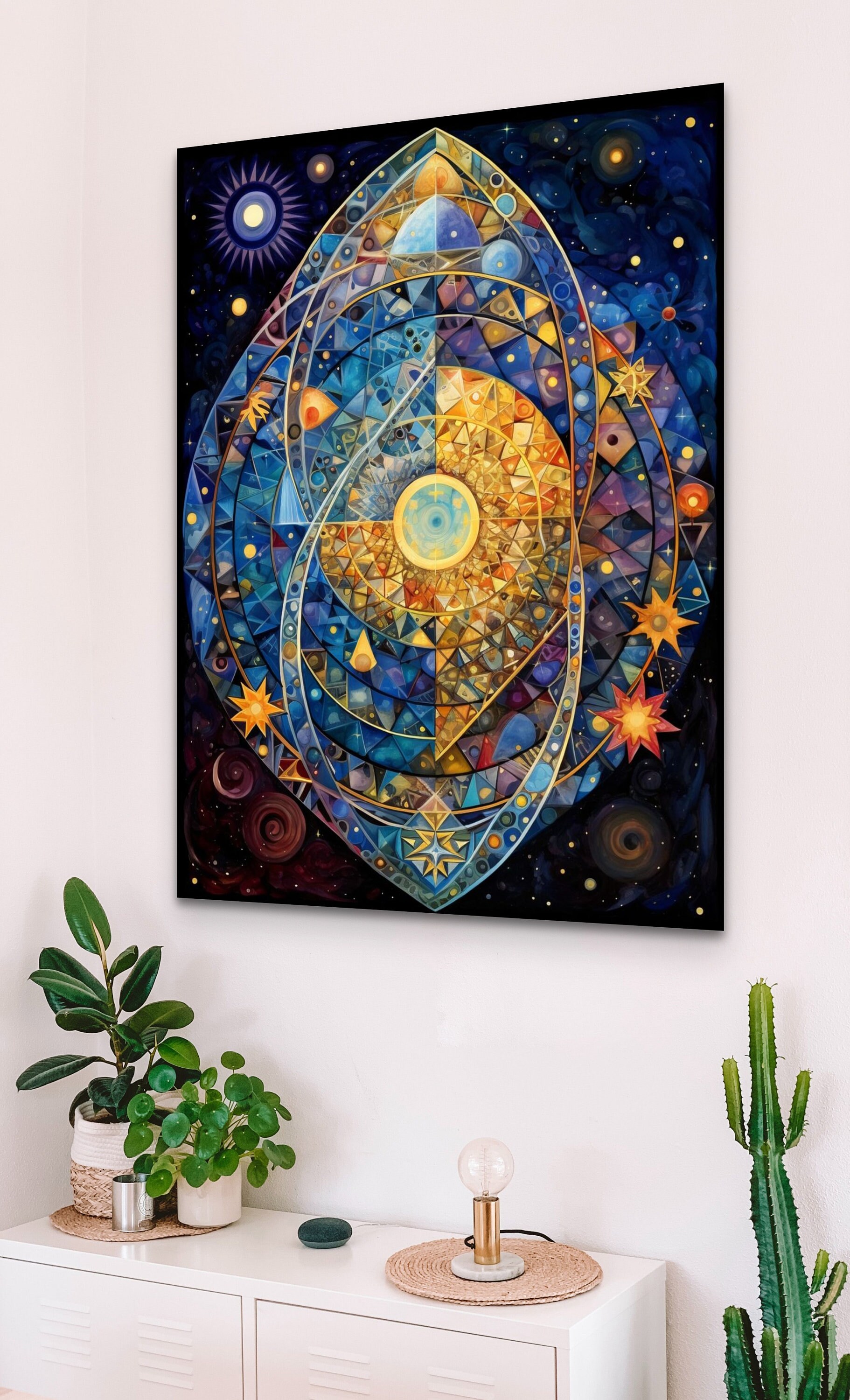 Sacred Geometry Hi-def Premium Metal Wall Art Prints, Metaphysical ...