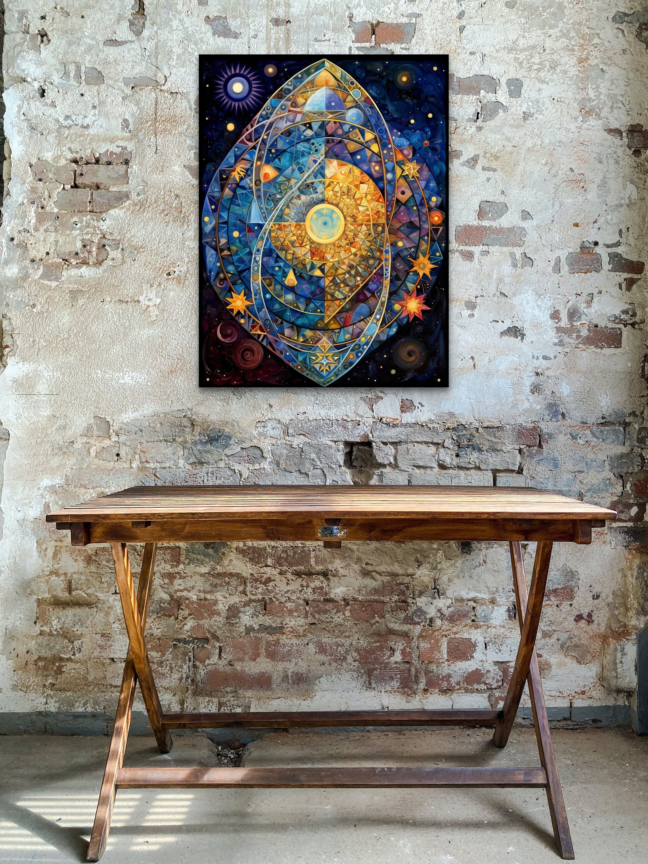 Sacred Geometry Hi-def Premium Metal Wall Art Prints, Metaphysical ...