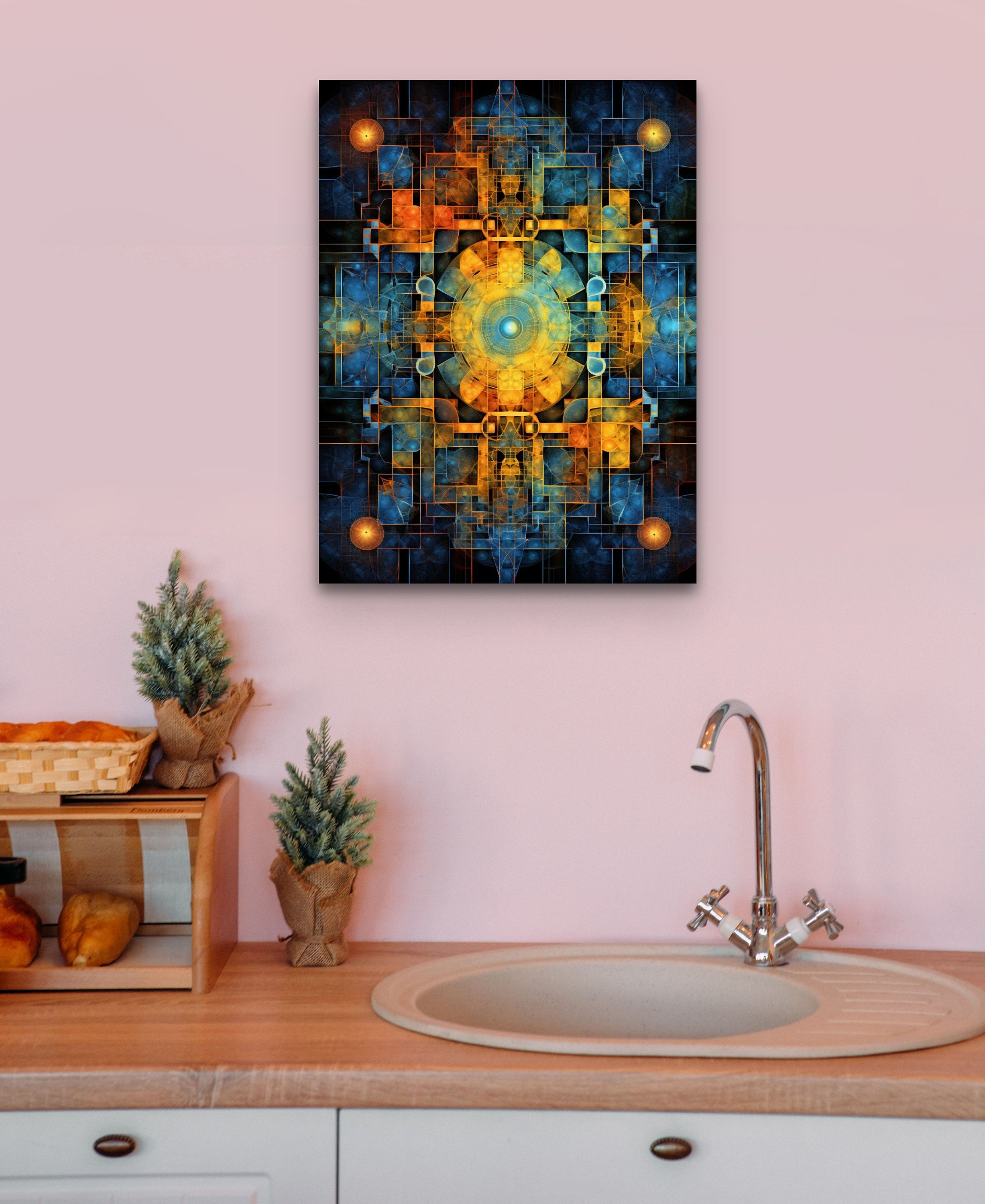 Sacred Geometry Hi-def Premium Metal Wall Art Prints, Enchanted ...