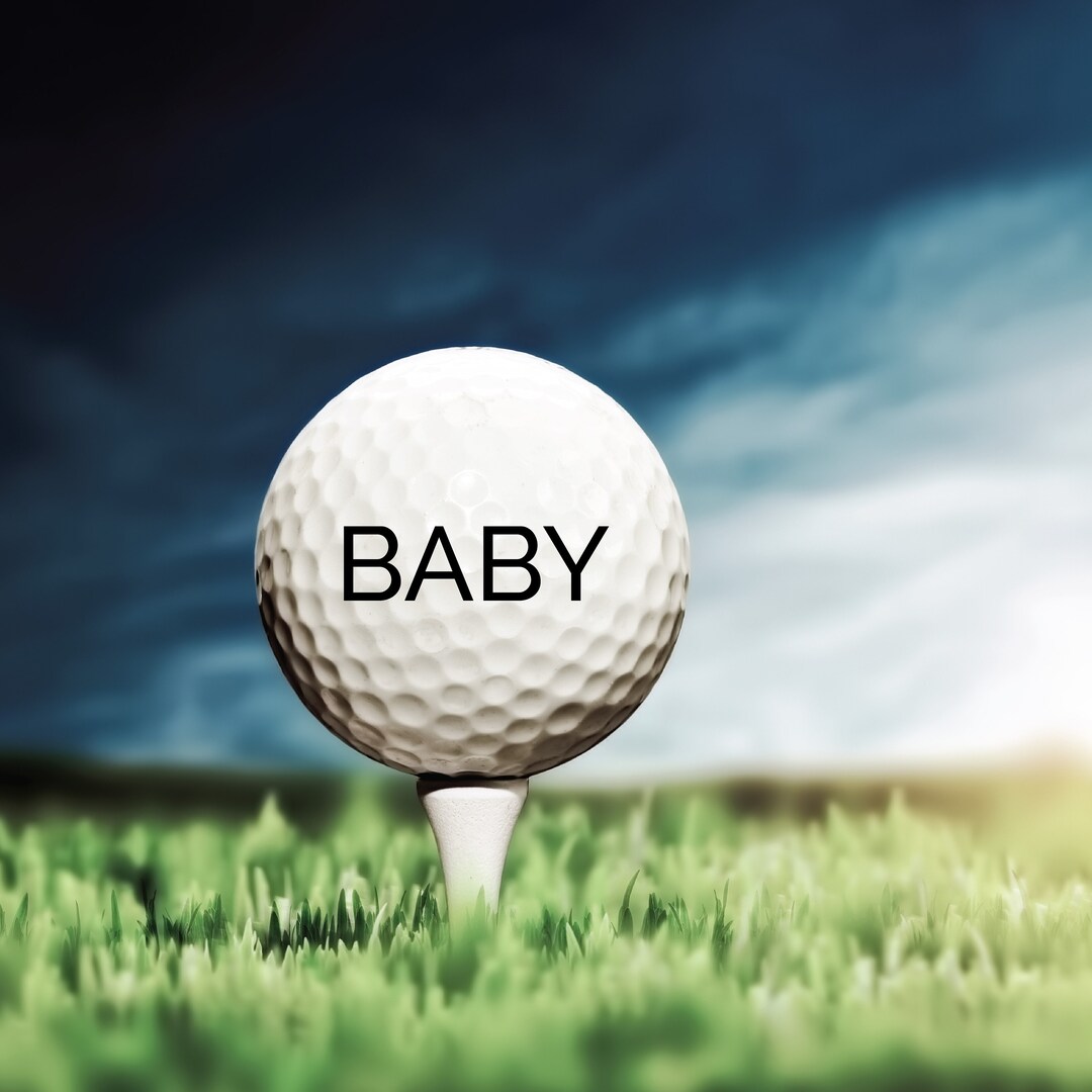 Baby Golf Announcement Custom Golf Balls Baby Golf Ball announcement ...