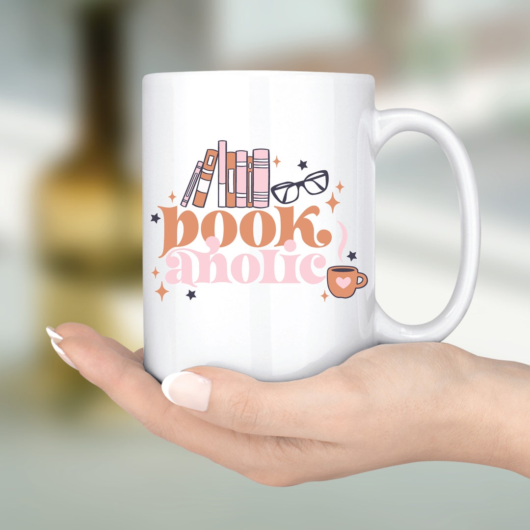 Book Lover Coffee Mug Handmade Mug Book Lovers Mugs Gift for Her Gift ...