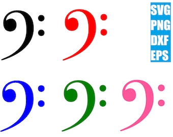 Bass Clef Svg | Etsy