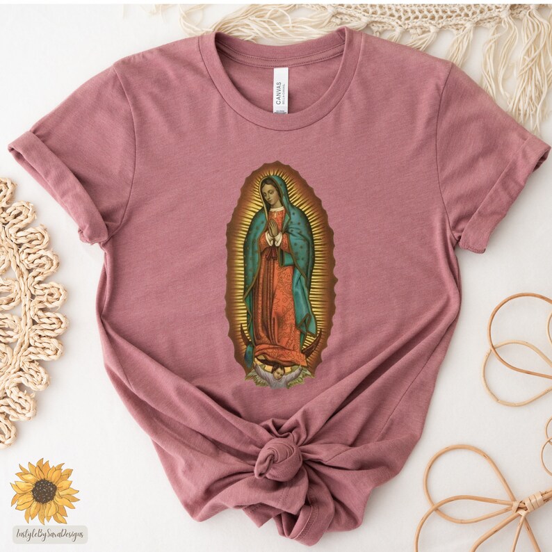 Vintage Our Lady of Guadalupe Tshirt Virgen Maria Shirt La - Etsy