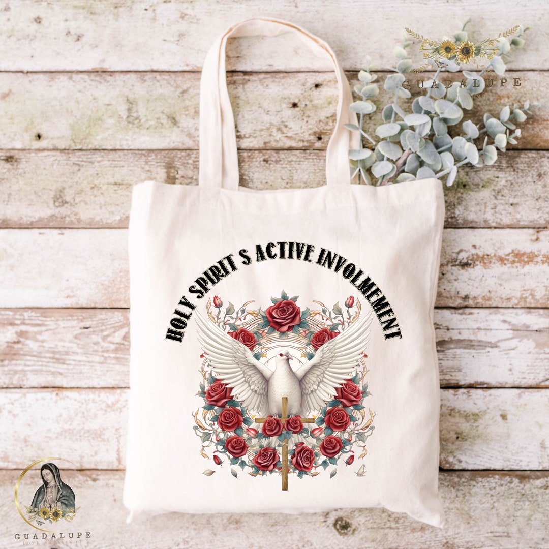 Gifts of the Holy Spirit Tote Bags, Faith Gifts, Religious Gifts, Holy ...