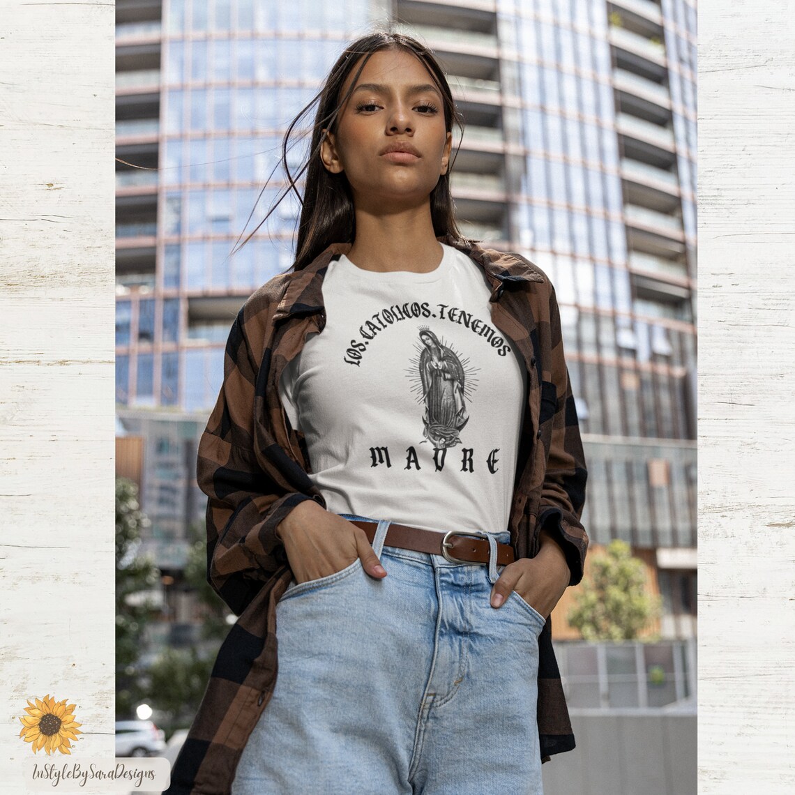 Virgen De Guadalupe Tshirt Virgen Maria Shirt La Morenita - Etsy